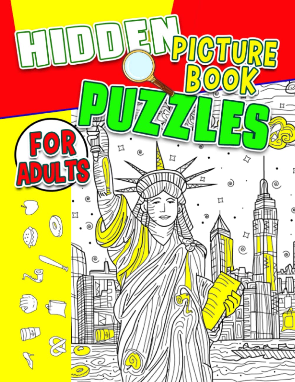 Amazon | Hardly Hidden Picture Book Puzzles For Adults: Hidden Objects ...