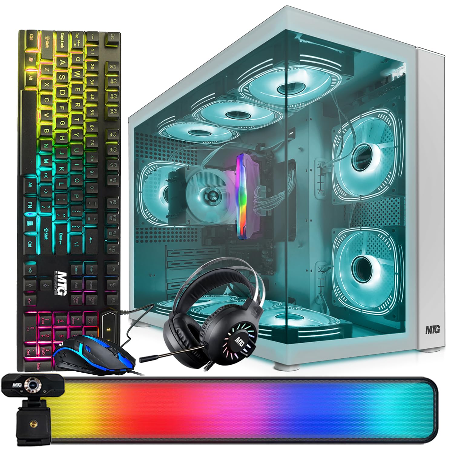 Amazon.com: MTG Khuno Gaming Tower PC- Intel Core i7 4th Gen, RTX 3060 ...