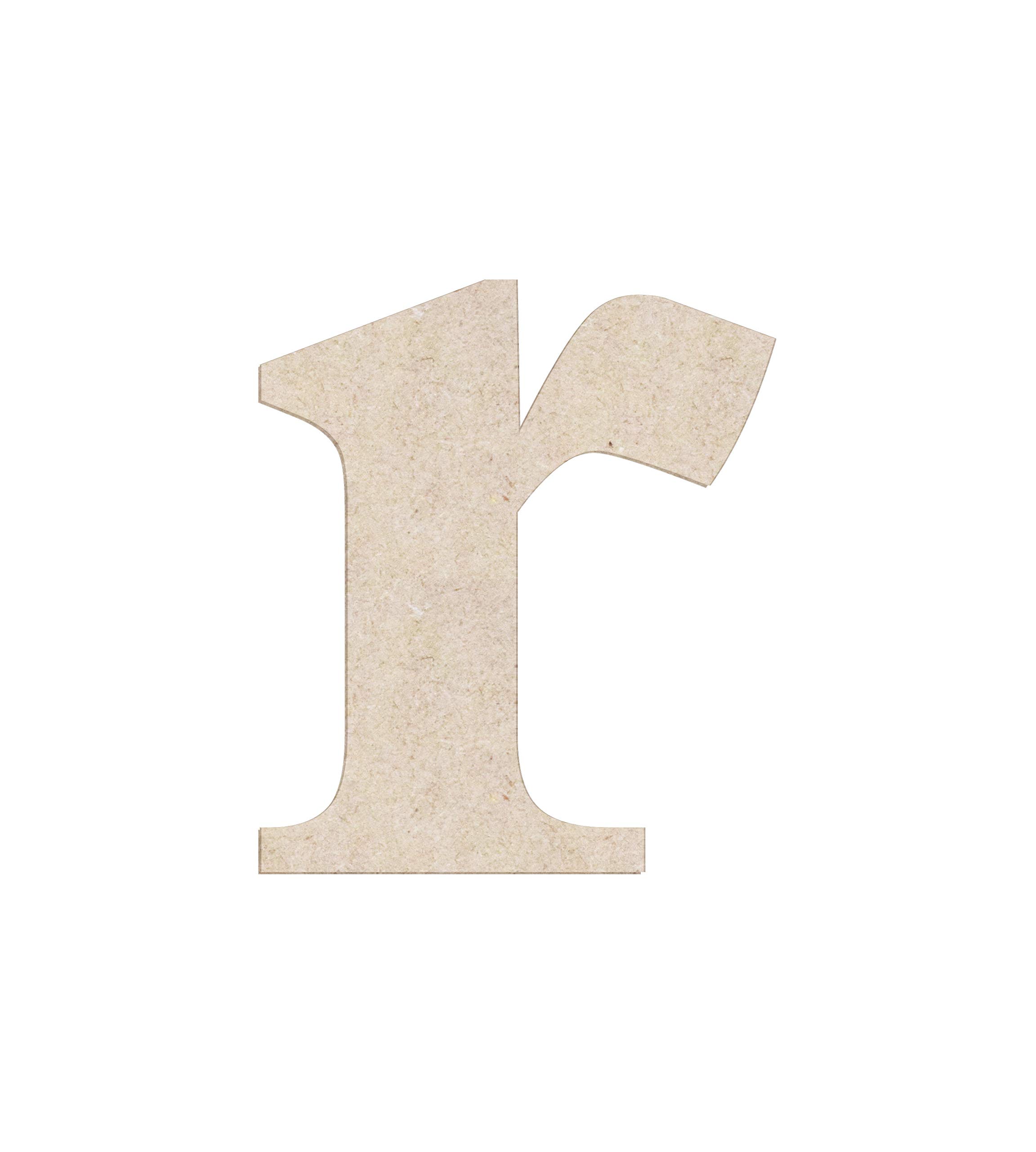 Amazon.com: 12" Lowercase Times Unfinished Wood Monogram Letter R ...