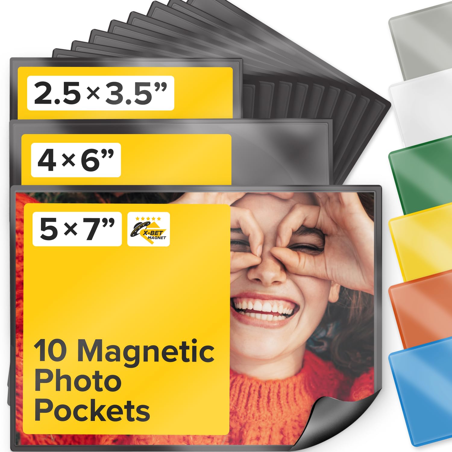 Amazon.com - X-bet MAGNET - Magnetic Picture Frames for Refrigerator ...
