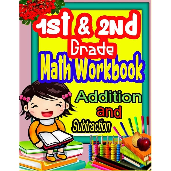 Buy 1st and 2nd Grade Math Workbook Addition and Subtraction: 110 pages ...