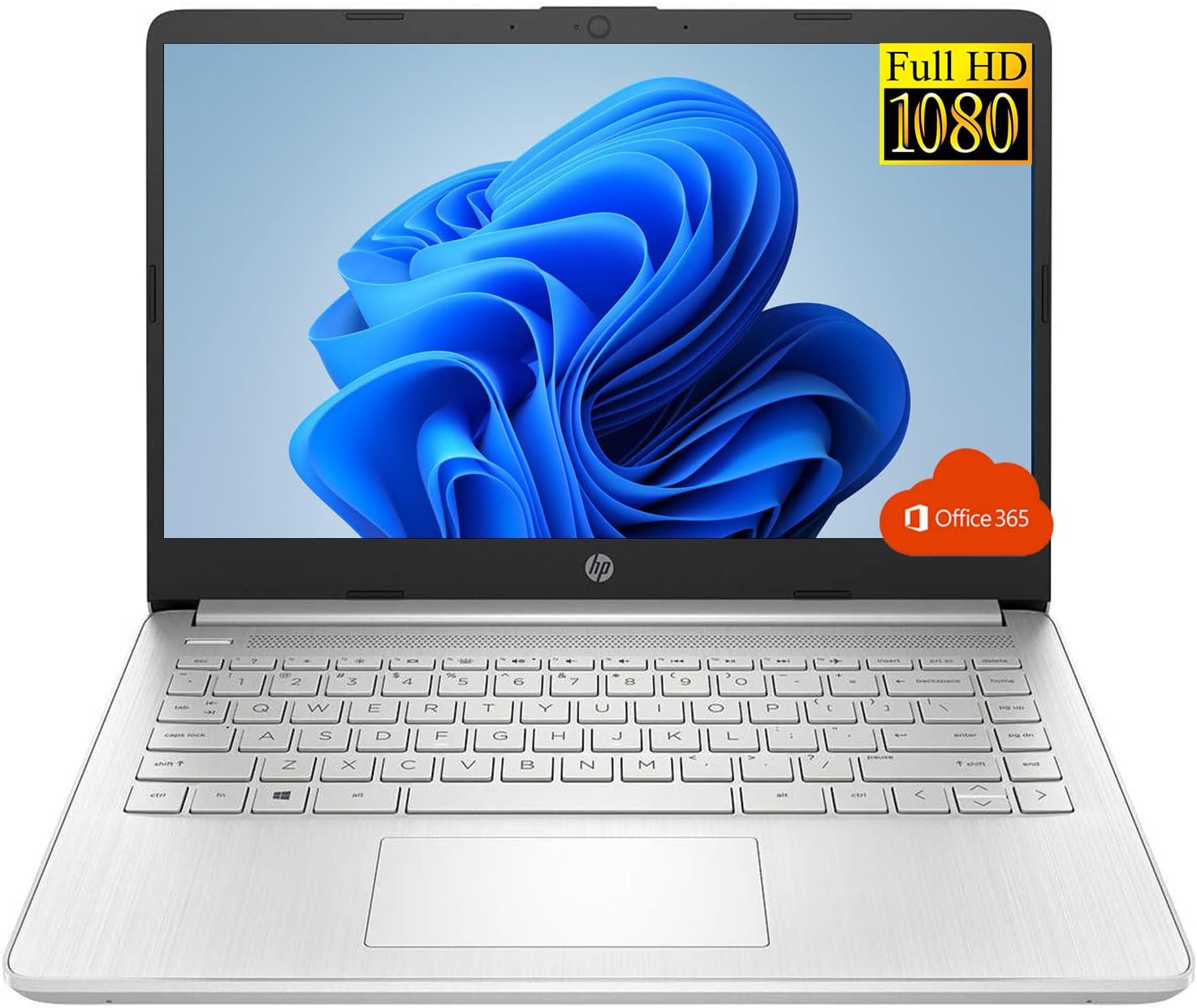 Amazon.com: HP Premium Laptop, 14" FHD IPS LED Display, Intel Quad-Core ...