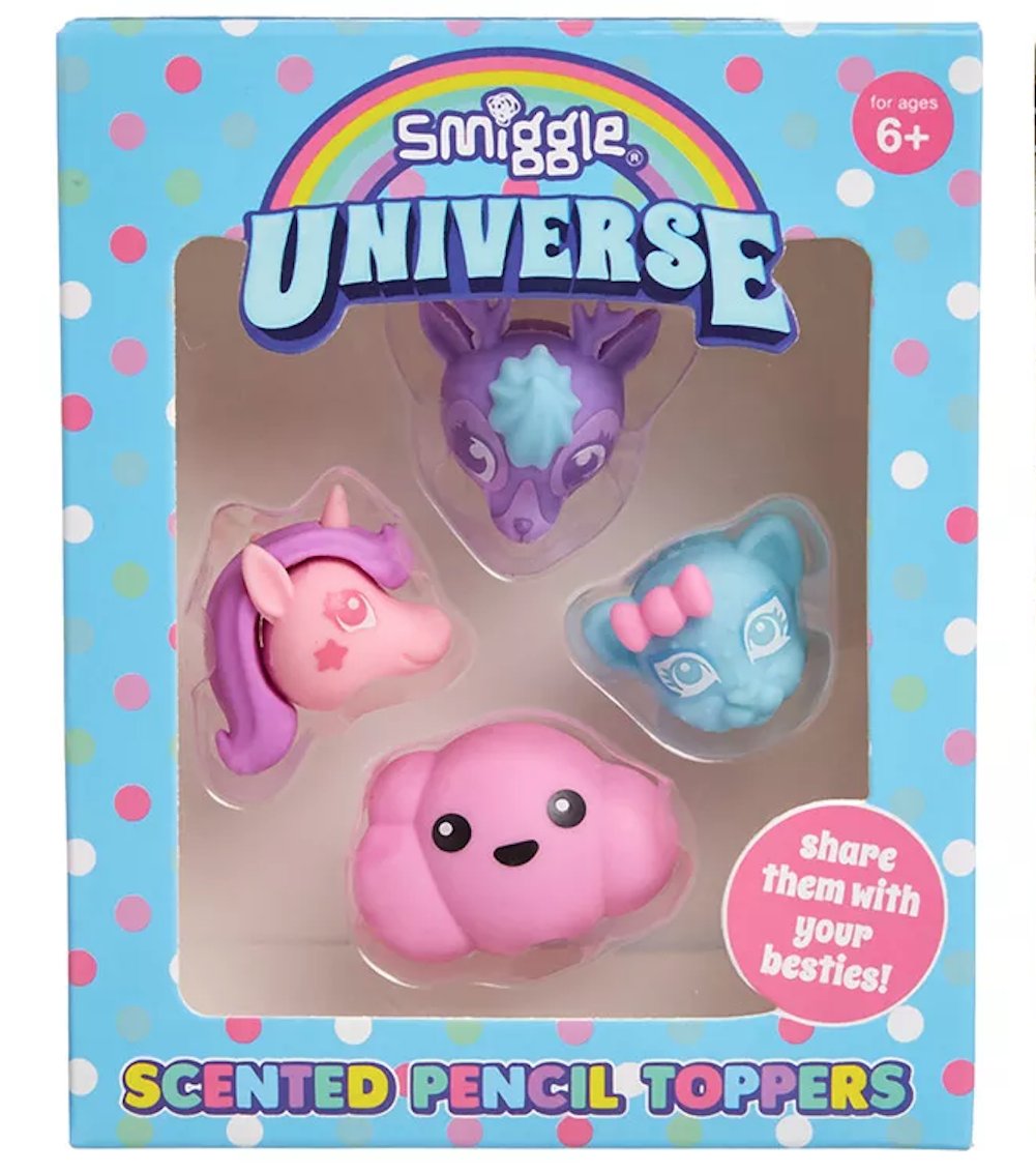 Buy Smiggle Eraser Toppers - Universe Blue Pet Pals Online at ...