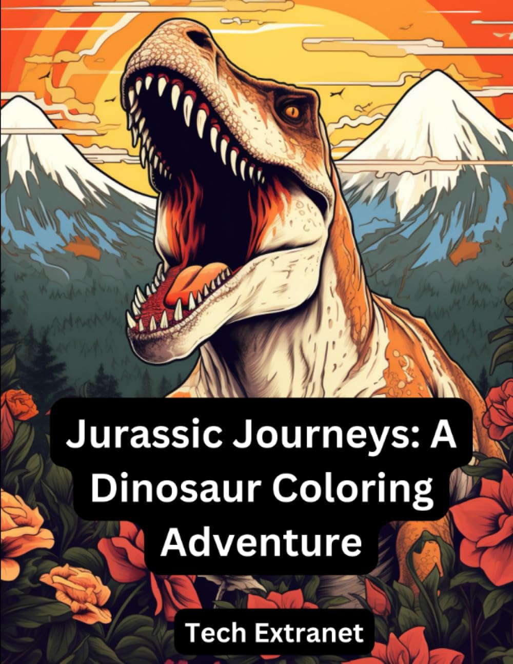 Amazon.com: Jurassic Journeys: A Dinosaur Coloring Adventure ...