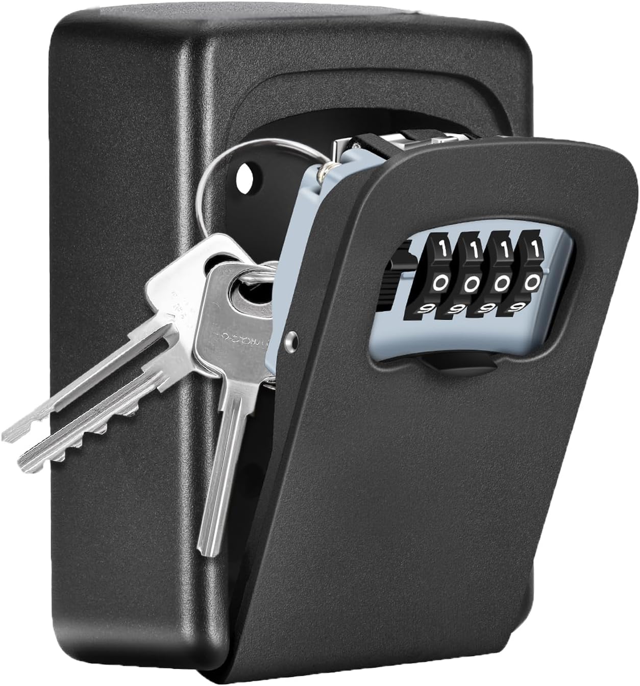 RUDY RUN Lock Box for Keys with Code - Wall Mount Spare Key Lockbox ...