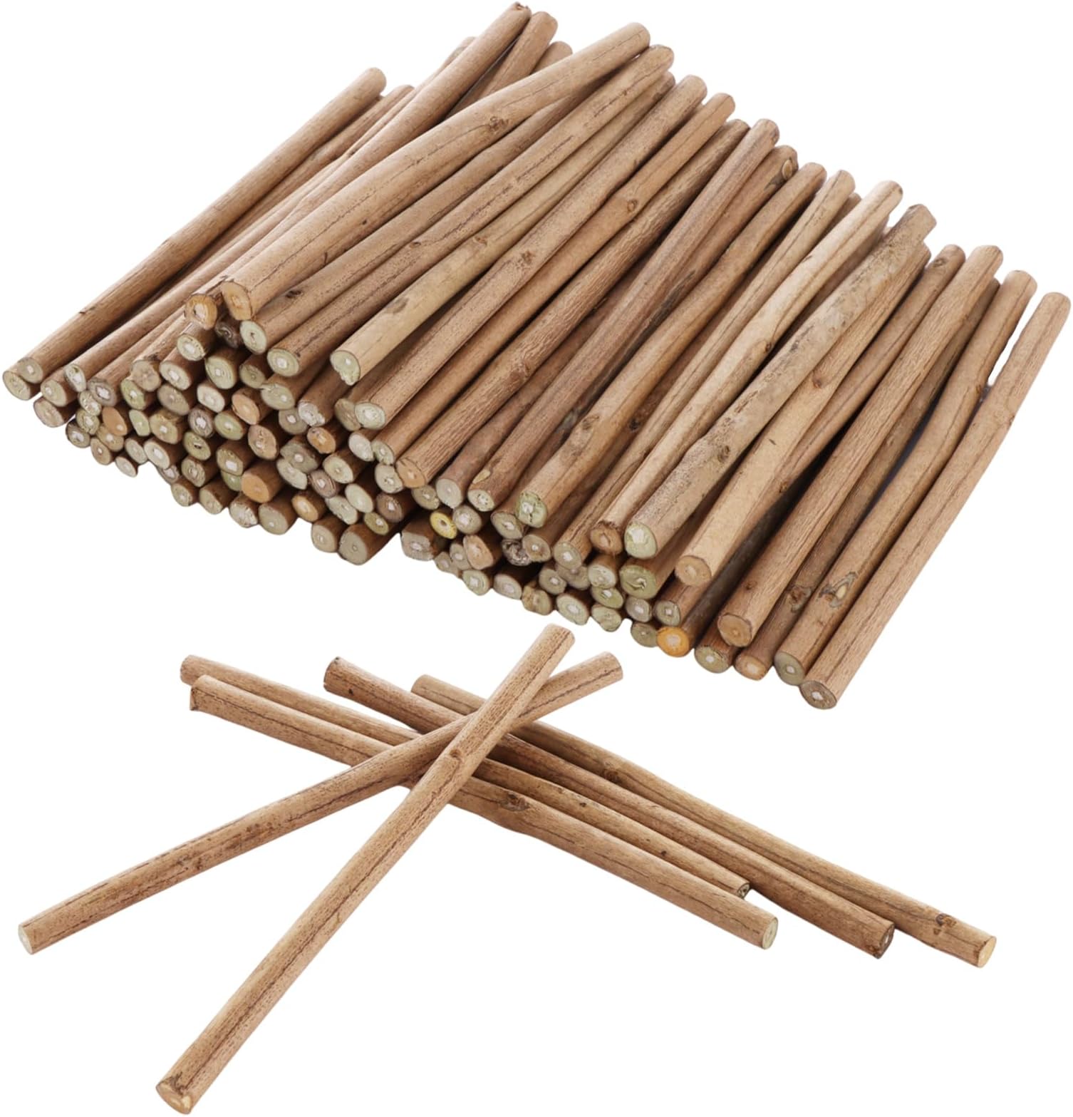 Amazon.com: CYEAH 240 Pcs 6 Inch Long Wood Log Sticks for Crafts, 0.25 ...