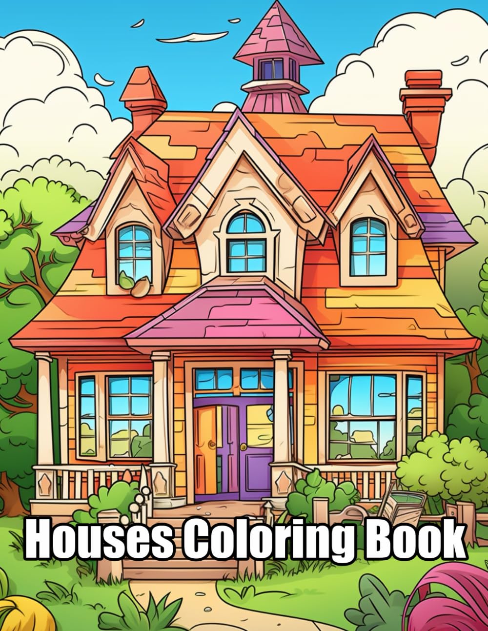 Houses Coloring Book: Hare, Jenna: 9798325018015: Amazon.com: Books