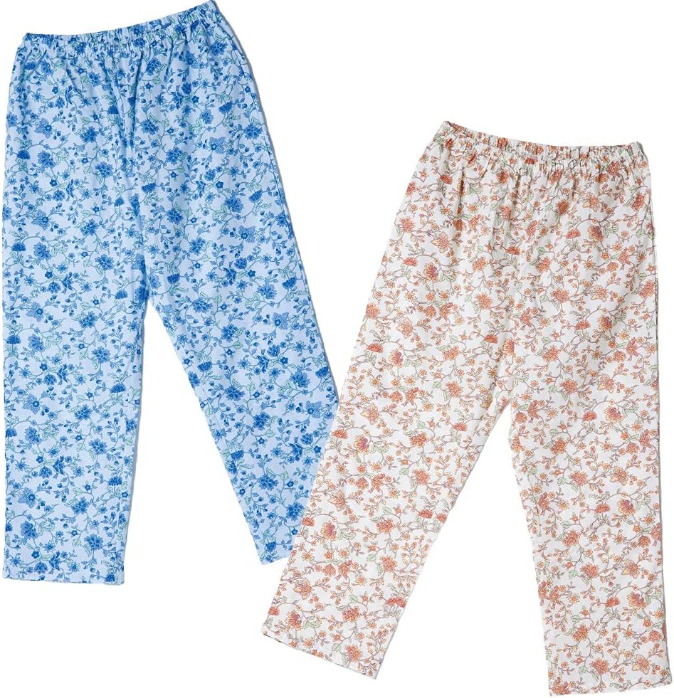 Amazon | [Eclea] 欲しかった パジャマ 下 2色組 2L サイズ | パジャマ・ルームウェアセット 通販