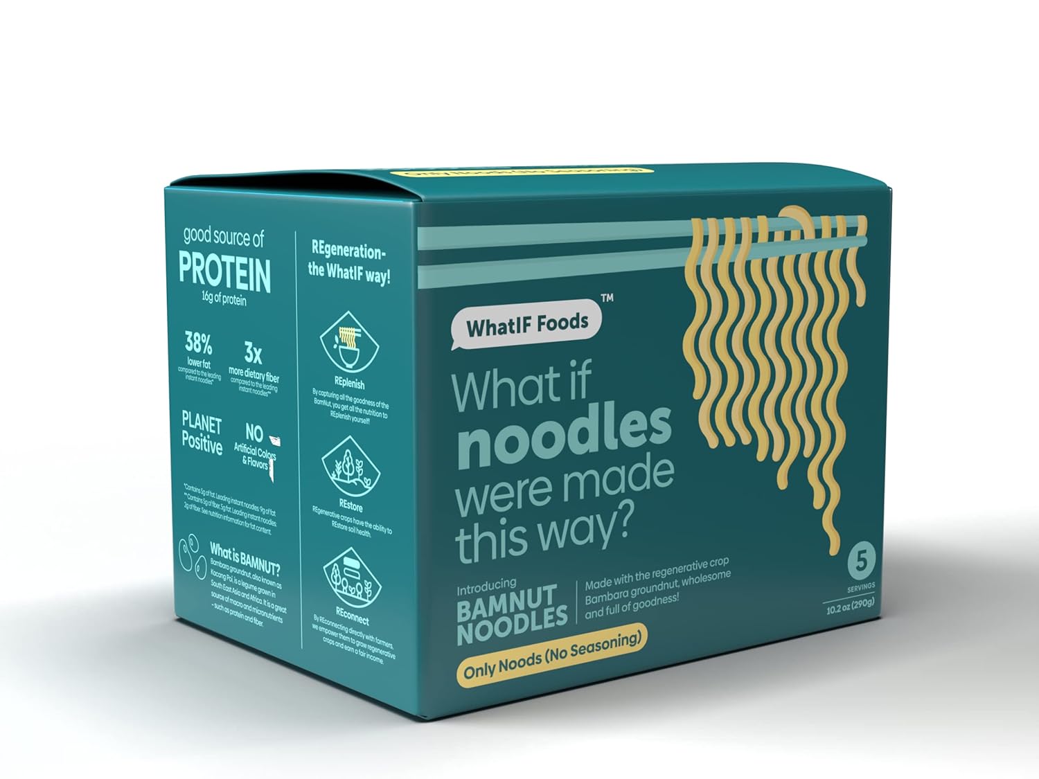 Amazon.com : Healthy Instant Bambara Noodles Unflavored | Vegan, Air ...