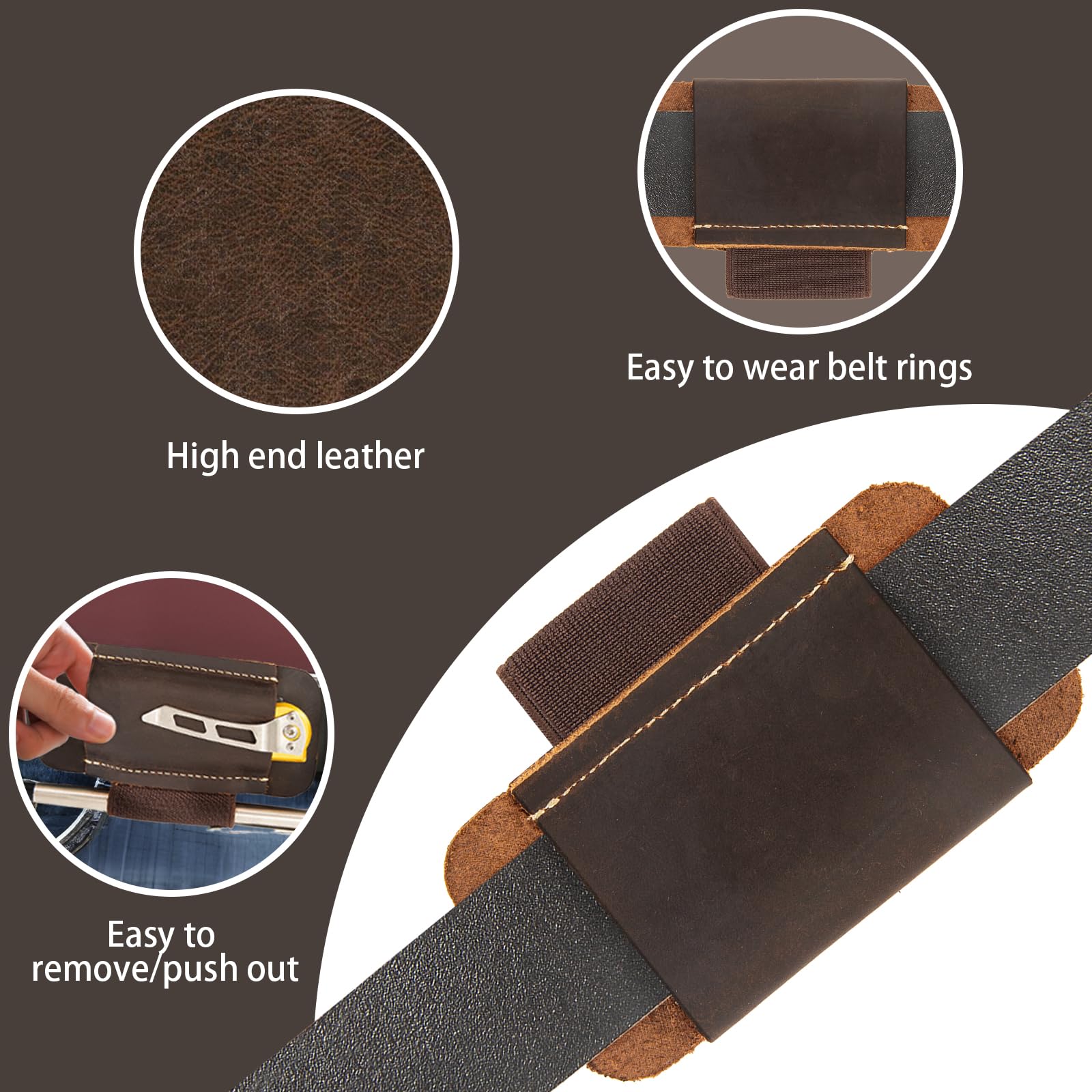 Snapklik.com : Leather Knife Sheath For Belt,Knife Sheath,Horizontal ...