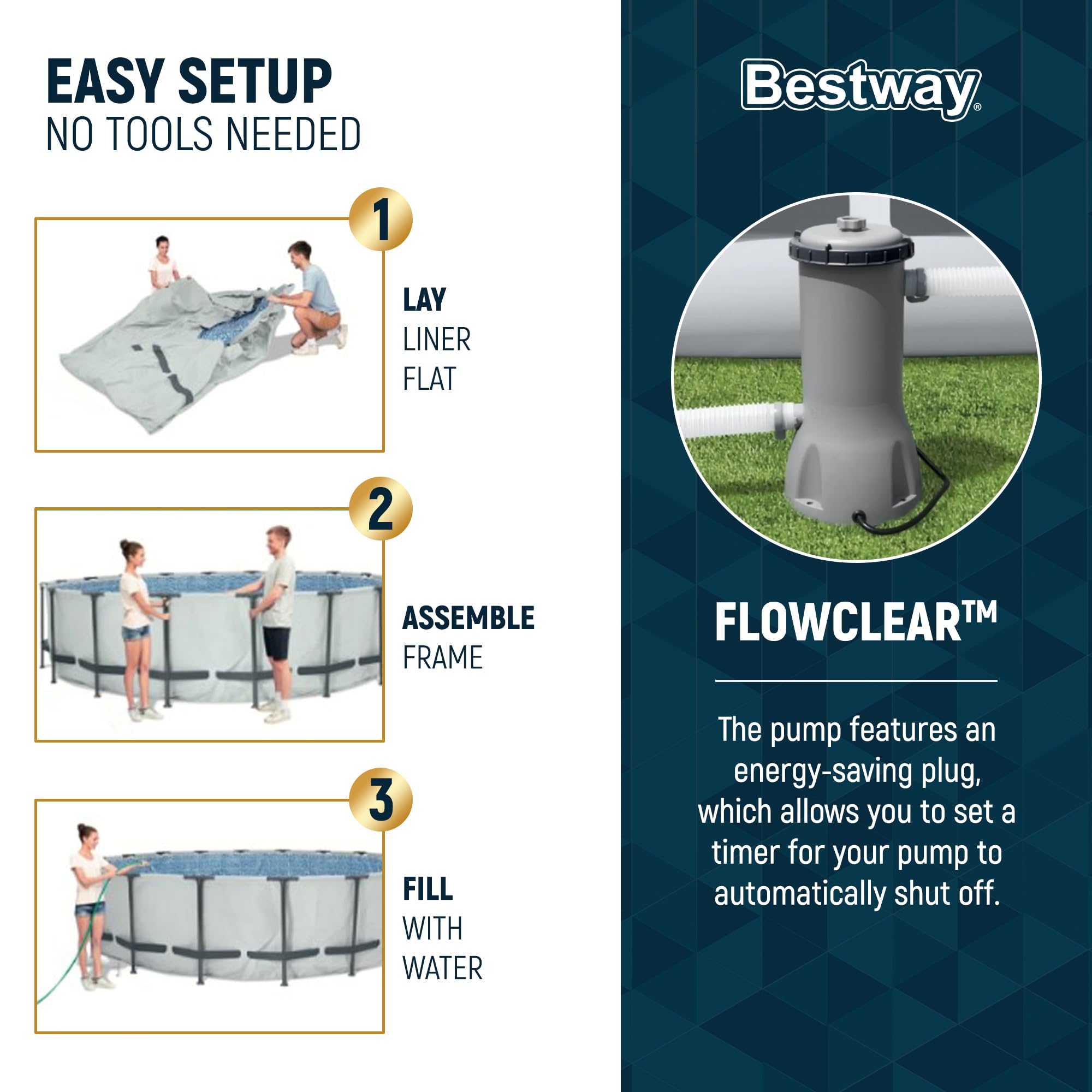 Snapklik.com : Bestway Steel Pro MAX 13 Foot X 48 Inch Round Metal ...