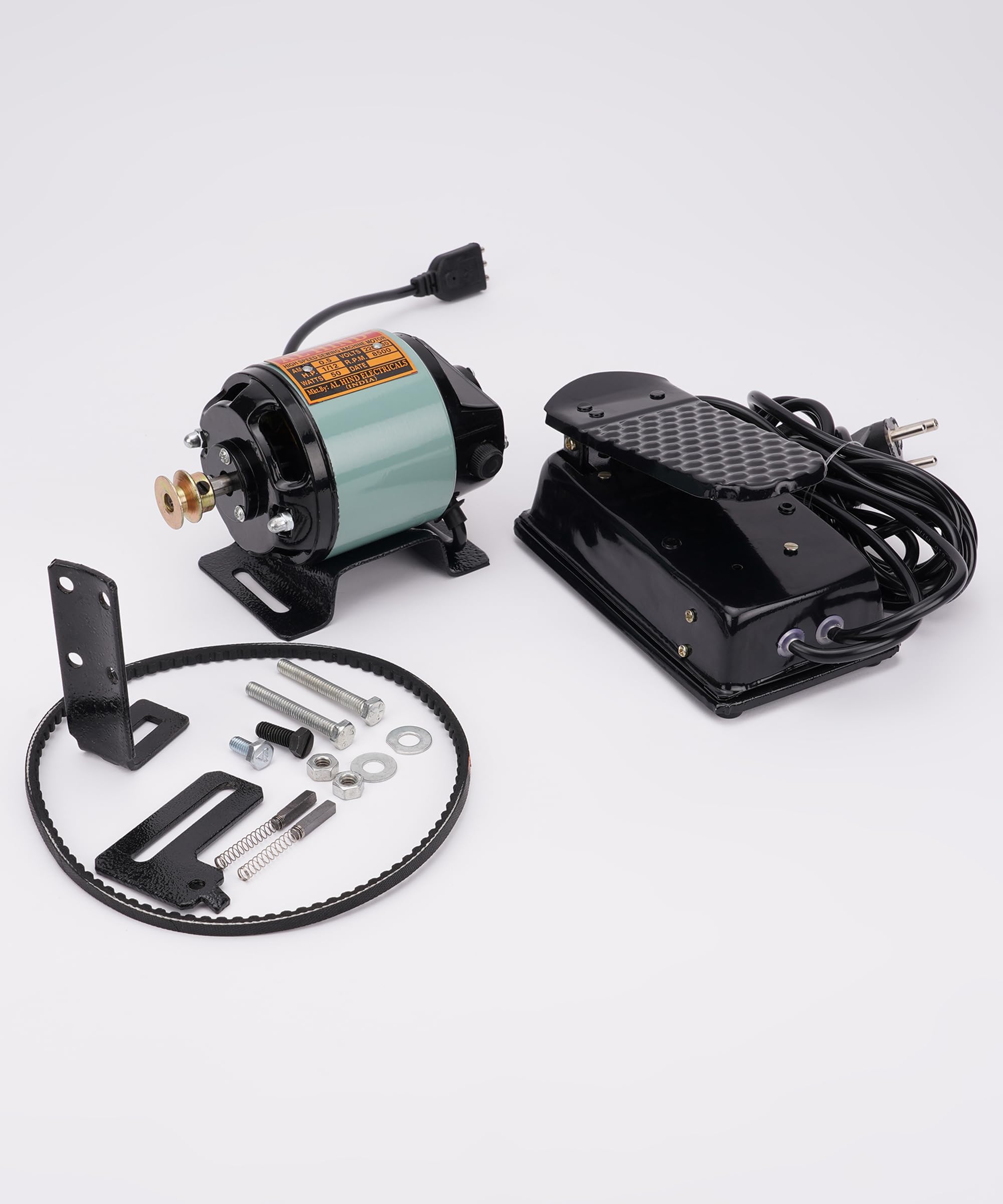 Al Hind Industrial Sewing Machine Motor (Copper Winding) : Amazon.in ...