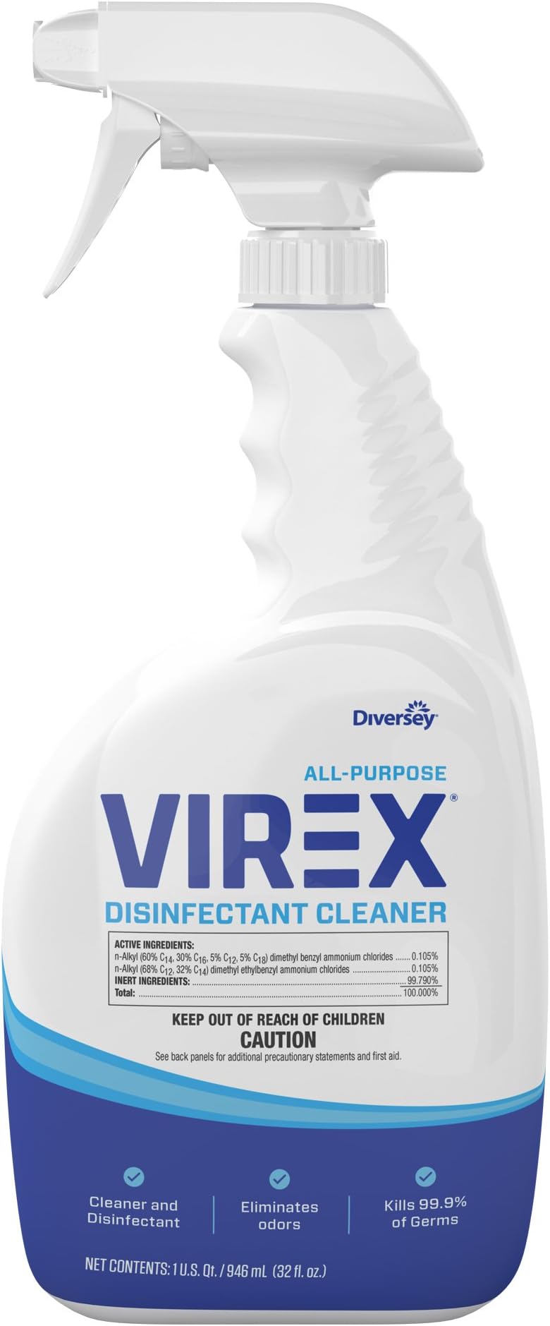 Amazon.com: VIREX Diversey CBD540533 All Purpose Disinfectant Cleaner ...