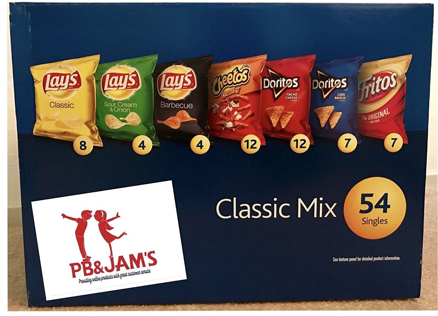 Frito Lay Classic Mix Variety Chips, 54 Bags by Frito Lay : Amazon.co ...