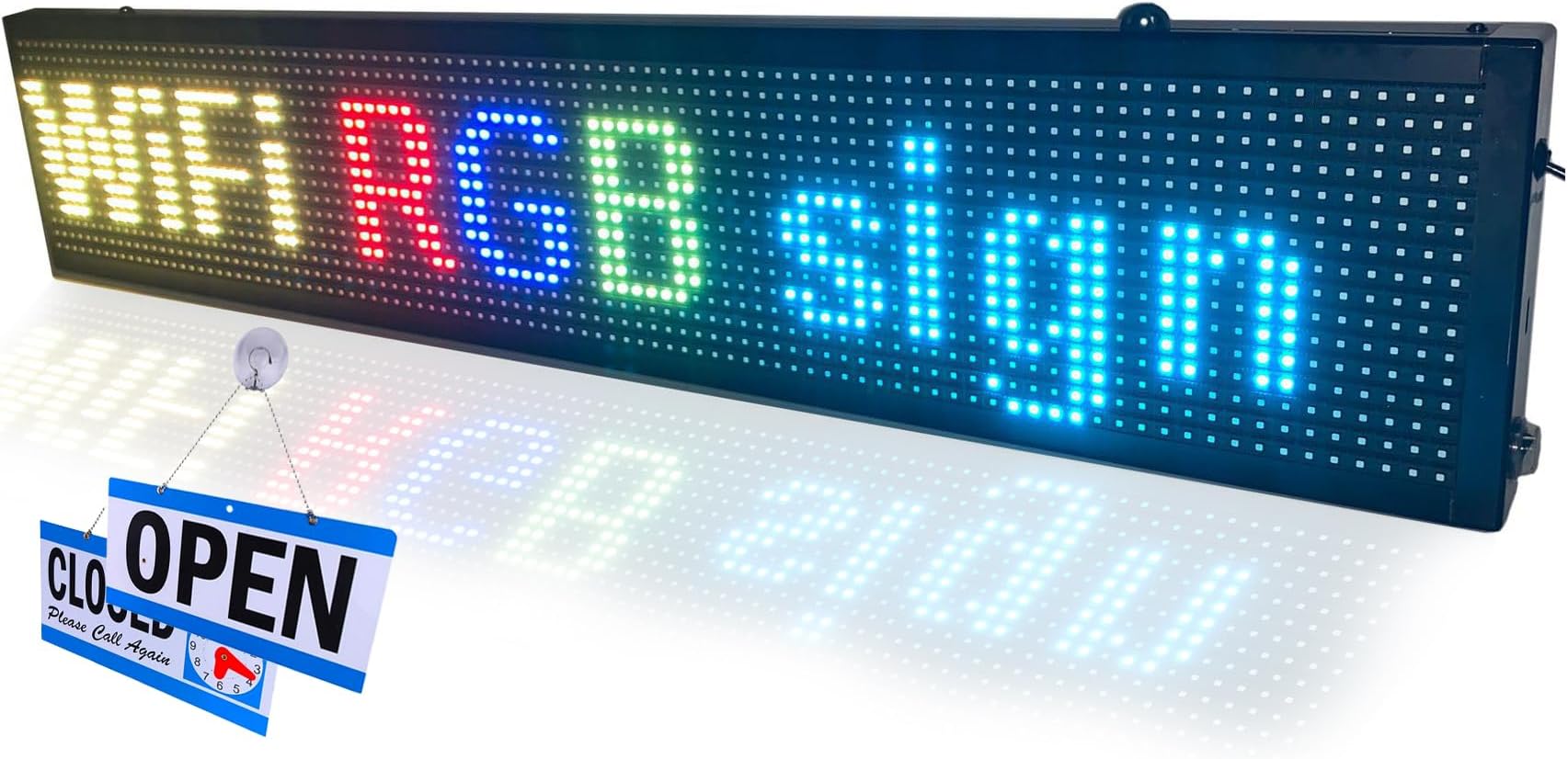 Amazon.com : PH10mm Outdoor LED Sign Display with WiFi - RGB Full Color ...