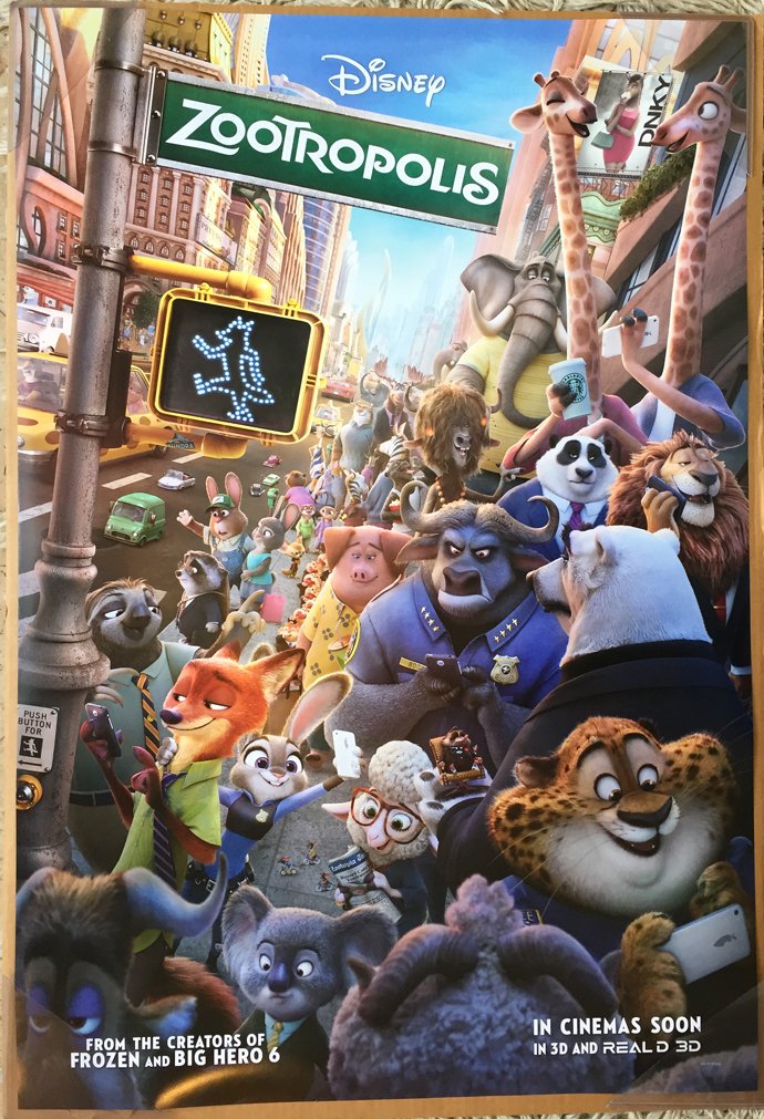 Amazon.com: ZOOTOPIA MOVIE POSTER 2 Sided ORIGINAL INTL FINAL ...