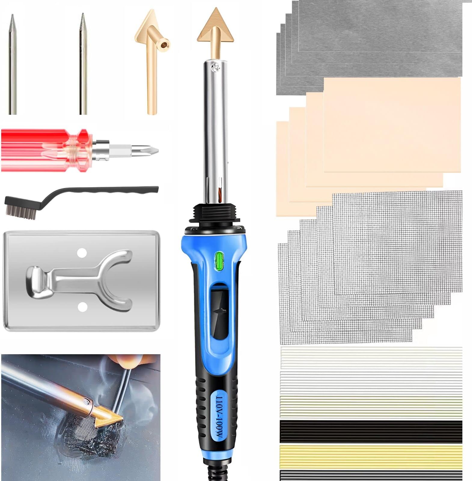 Aumotop Plastic Welding 60~100 W Adjustable Temperature 400 °C ~ 600 °C ...