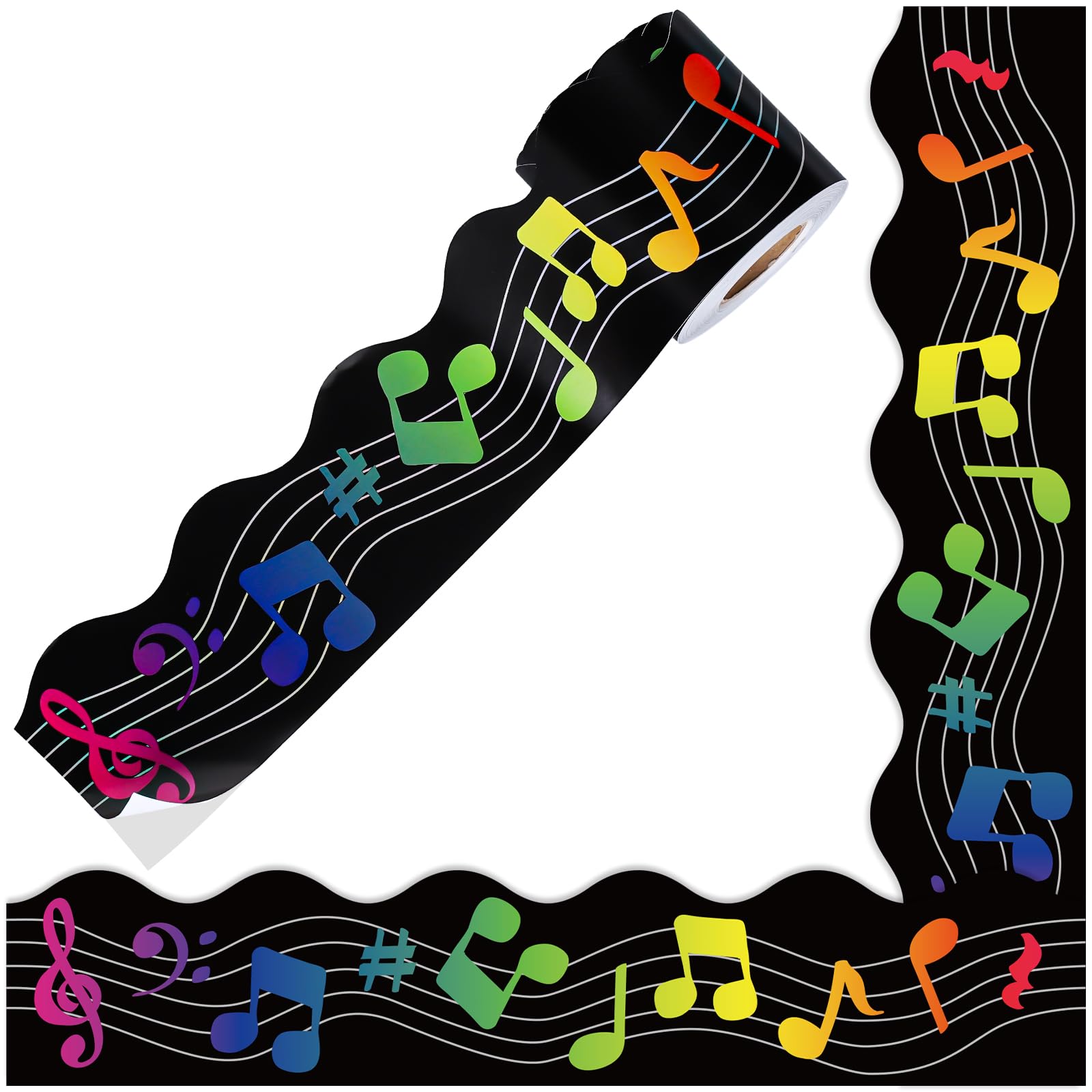 Bordes De Clip Art De Notas Musicales Amazon.com: Recortes De Música,