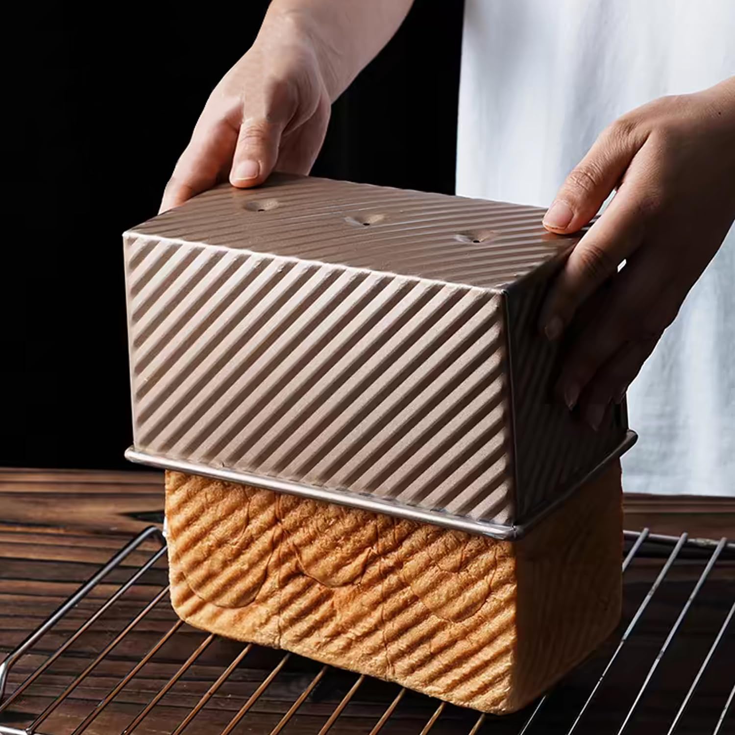 Snapklik.com : Generic DRONGYE Bread Pans, Pullman Loaf Pan