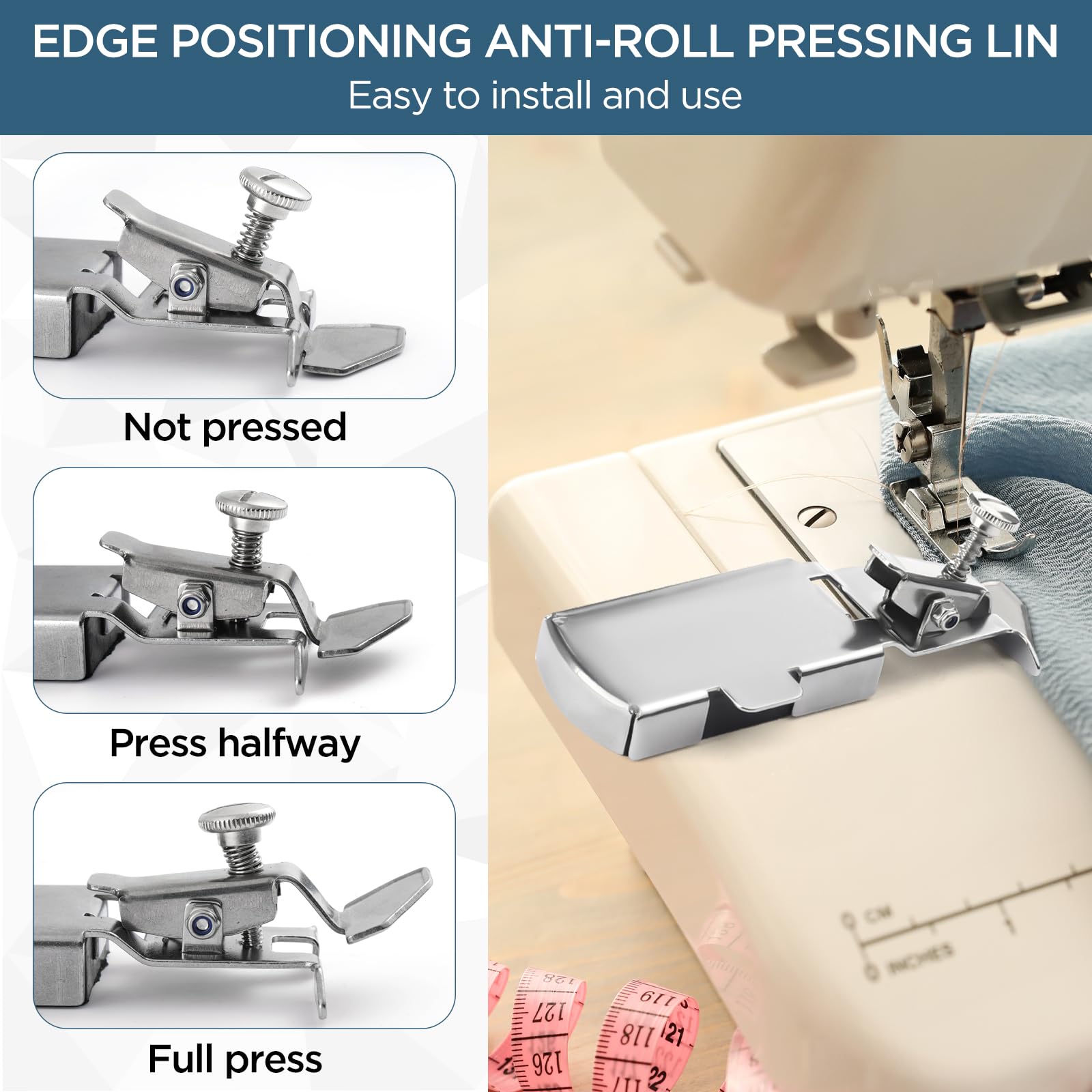 Snapklik.com : Magnetic Seam Guide, Universal Sewing Machine Accessory ...