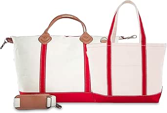 Amazon.com: CB STATION Canvas Tote Bags – Bundle of Weekender Bag for ...