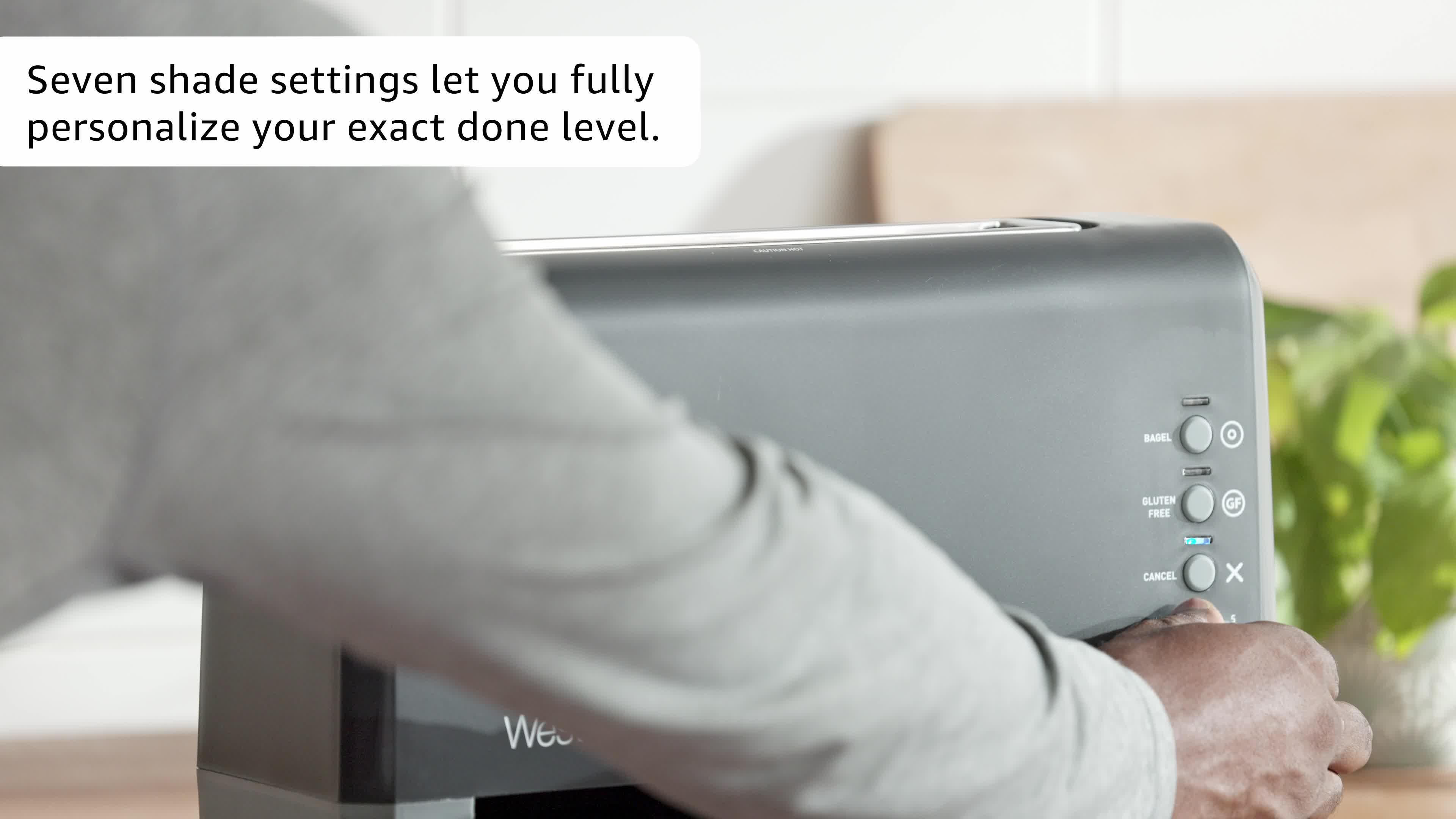 Watch West Bend 77224 2 Slice Toaster QuikServe Wide Slot Slide Through ...