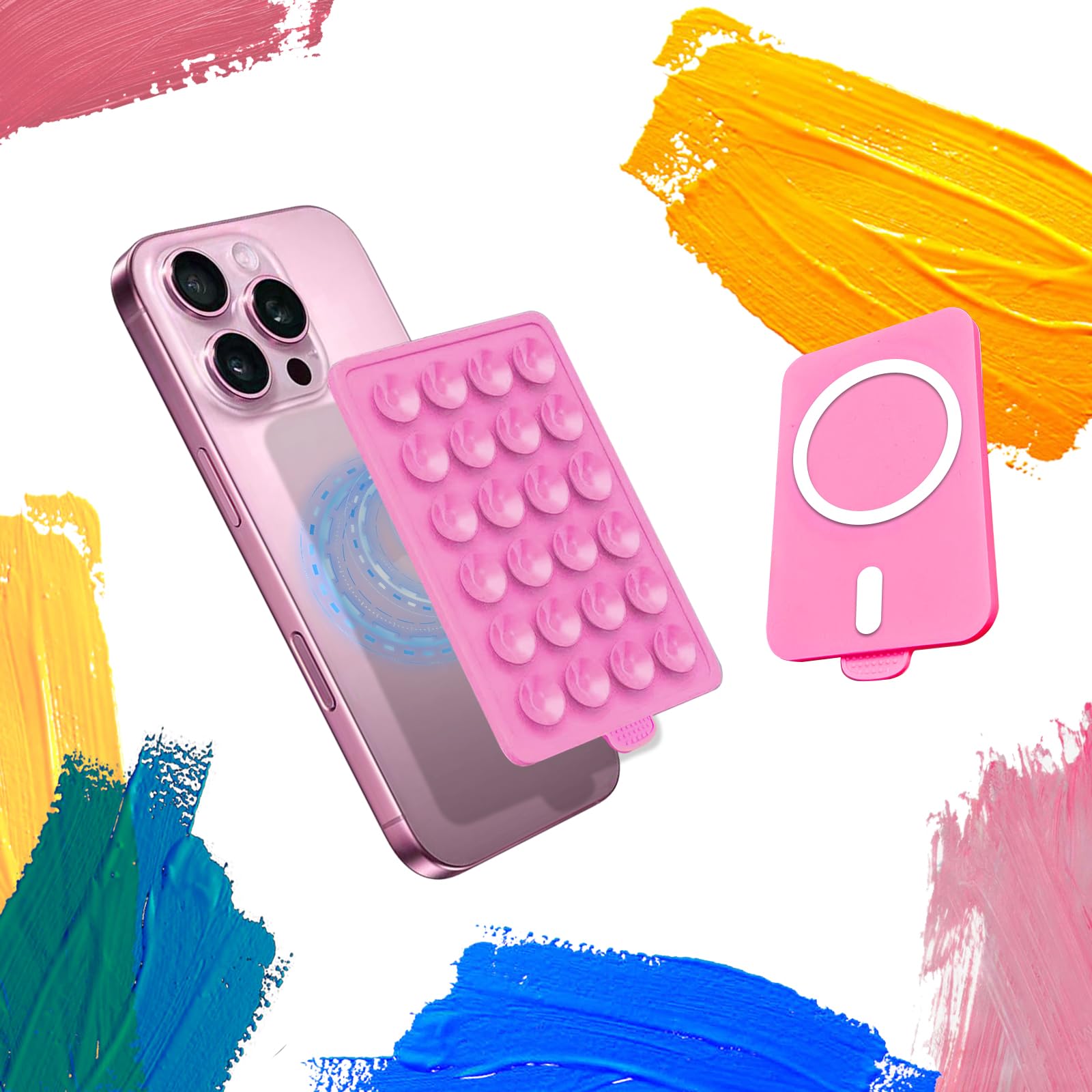 Amazon.com: ModishMania Magnetic Suction Phone Mount for MagSafe Case ...