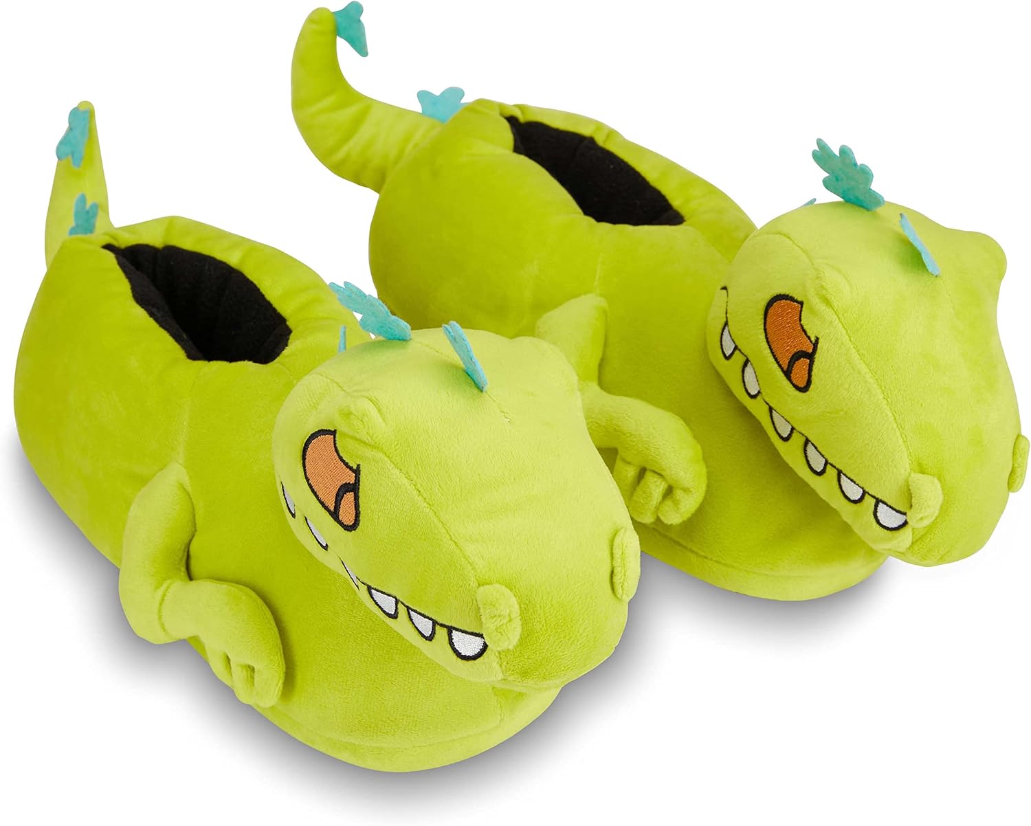Nickelodeon Mens Rugrats Reptar Plush Slippers - Mens Classic Rugrats ...