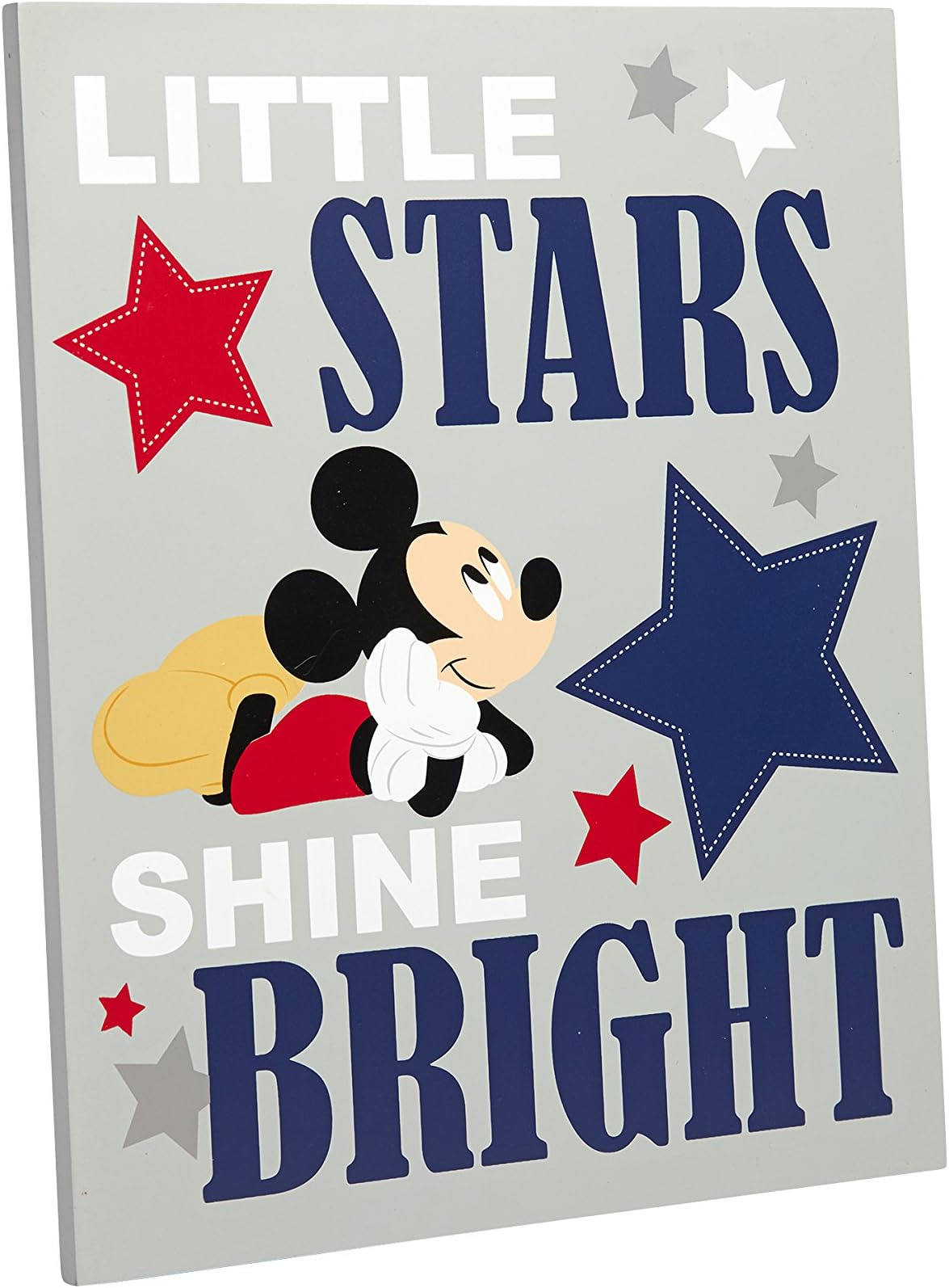 Amazon.com: Disney Mickey "Reach for The Stars" Wall Art : Baby