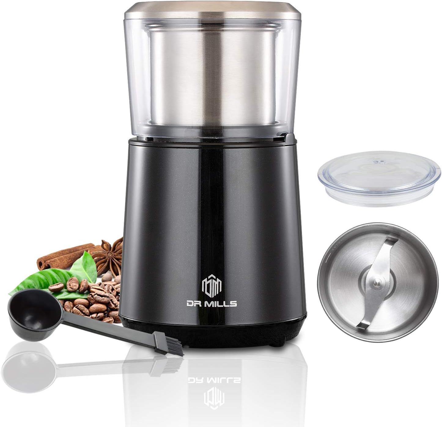 Amazon.com: Ninja XSKGRINDER Foodi Coffee and Spice Grinder, Compact ...