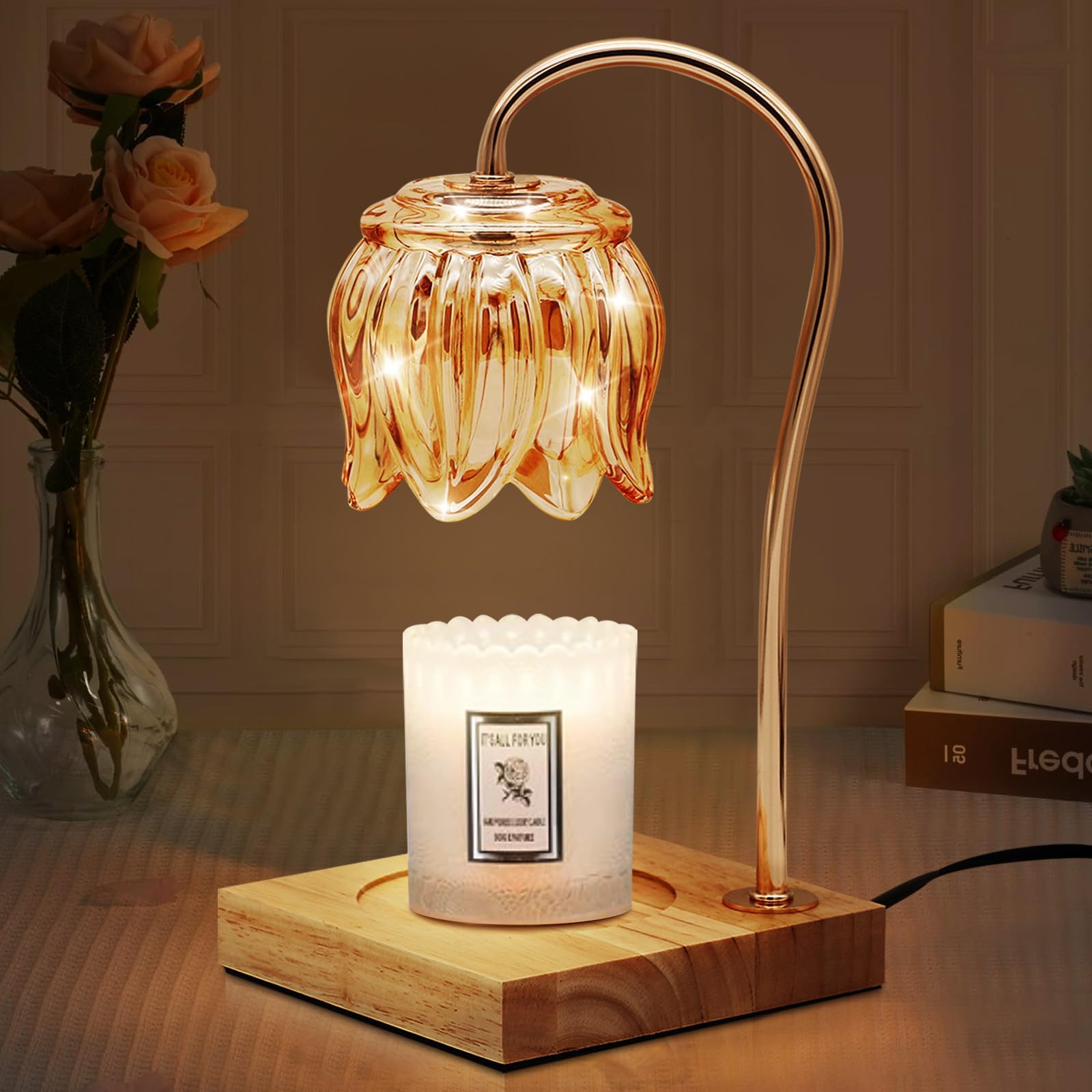 Amazon.com: Candle Warmer Lamp Dimmable with Timer- Mothers's Day Gifts ...