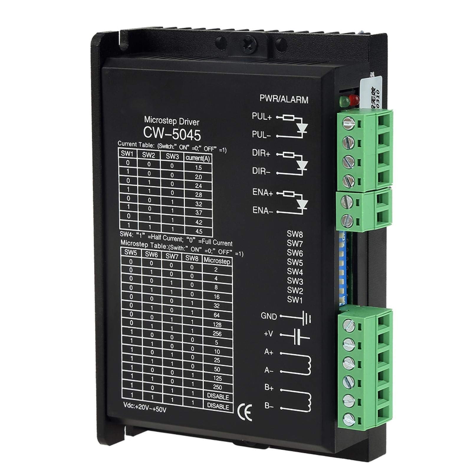 Buy Stepper Motor Driver, DC Motor Driver Module DC 24-50 V CW-5045 CNC ...