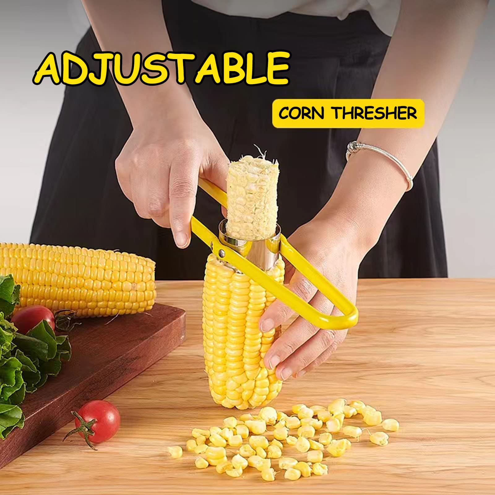 Stainless Steel Corn Peeler 2-Piece Corn Peeler Set - Stainless Steel ...