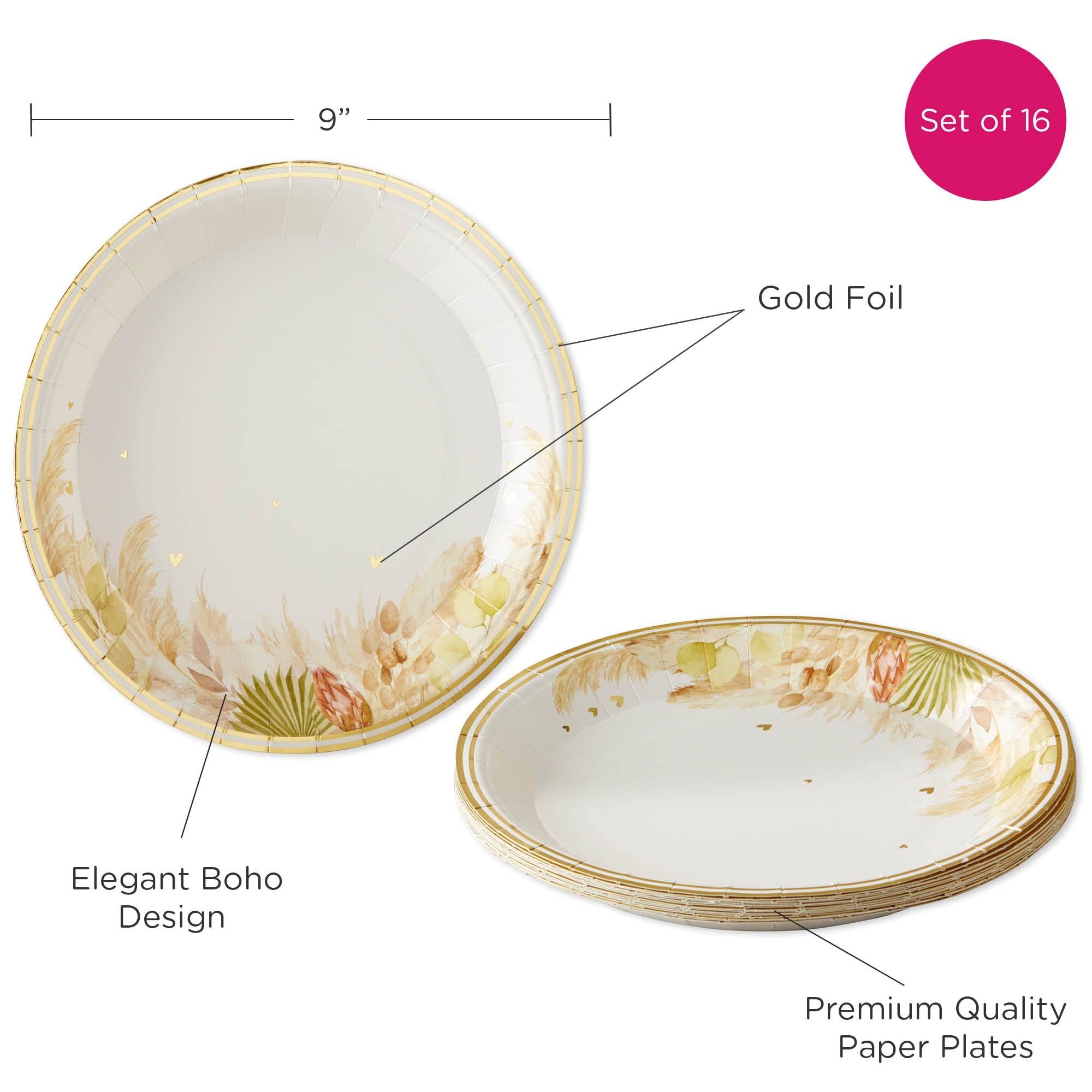 Elegant Wedding Paper Plates Amazon.com: Suttmin 80 Pcs 7 Inch Floral
