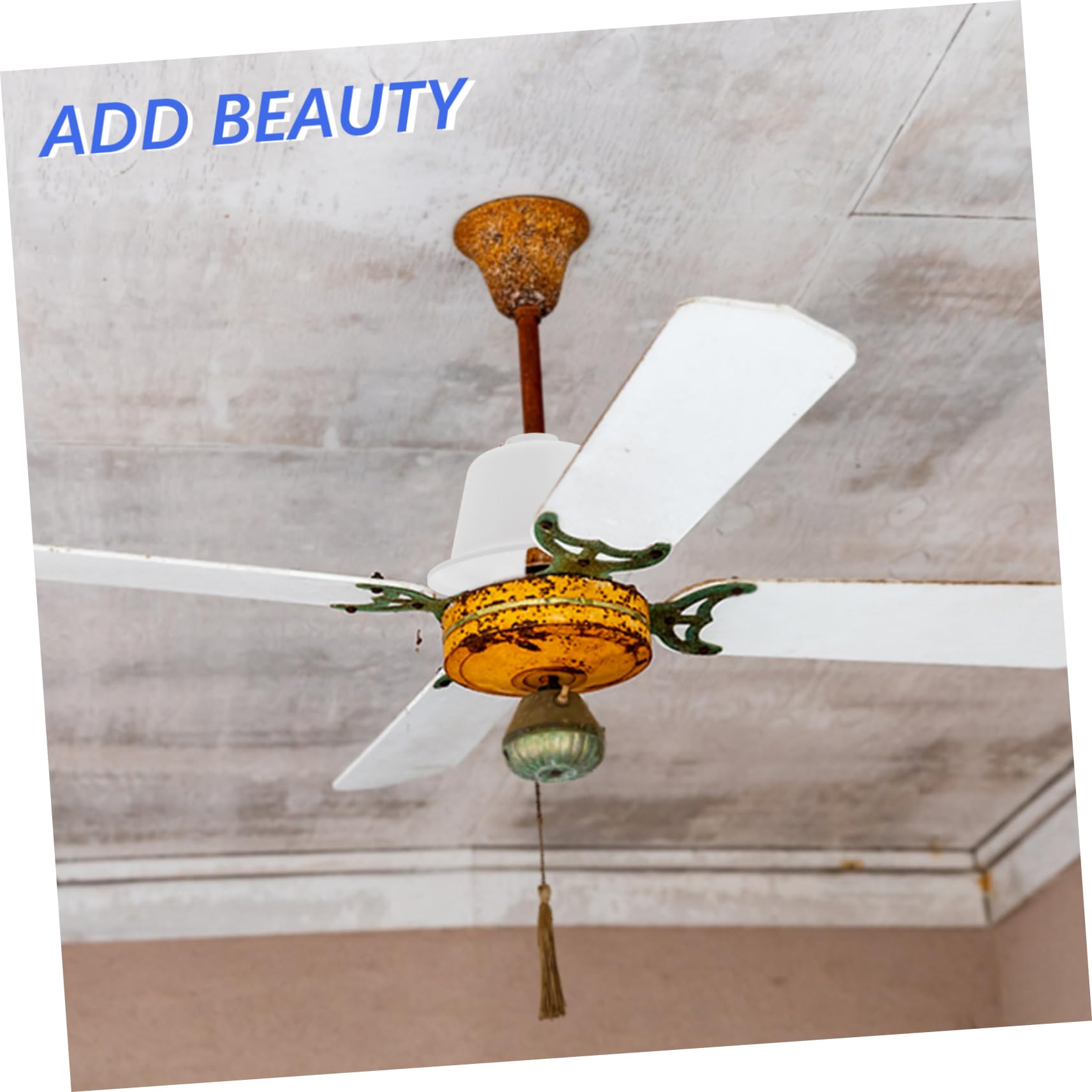 Large Ceiling Fan Canopy F2 Silent 6 Leaves Usb Powered Ceiling Canopy