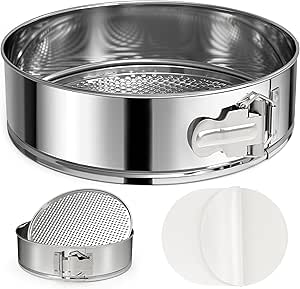 Amazon.com: ZeroPone 9 Inch Springform Pan, 304 Stainless Steel ...