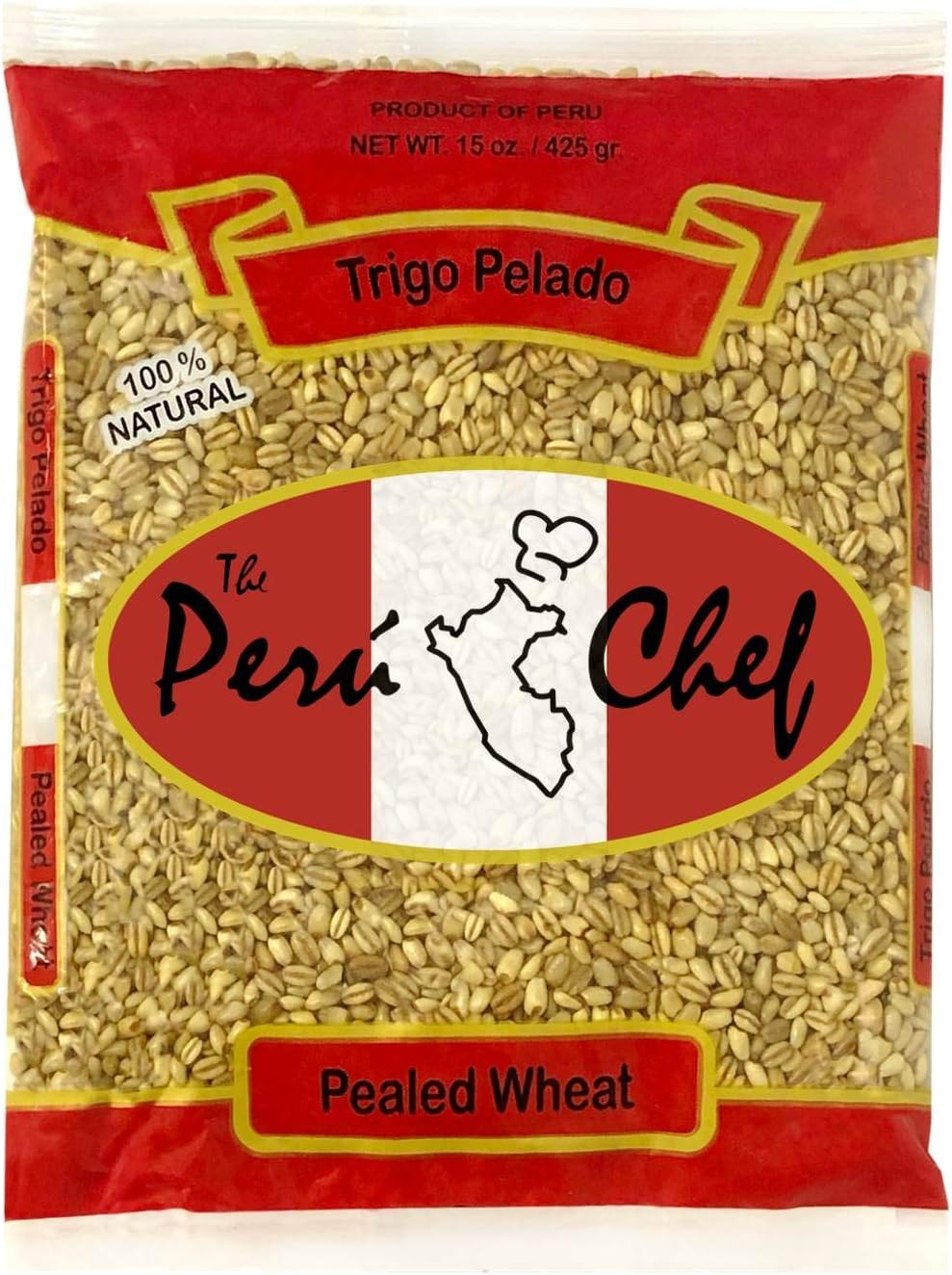 Amazon.com : Peru Food Trigo Pelado Peeled Wheat 15 Oz. : Dried ...
