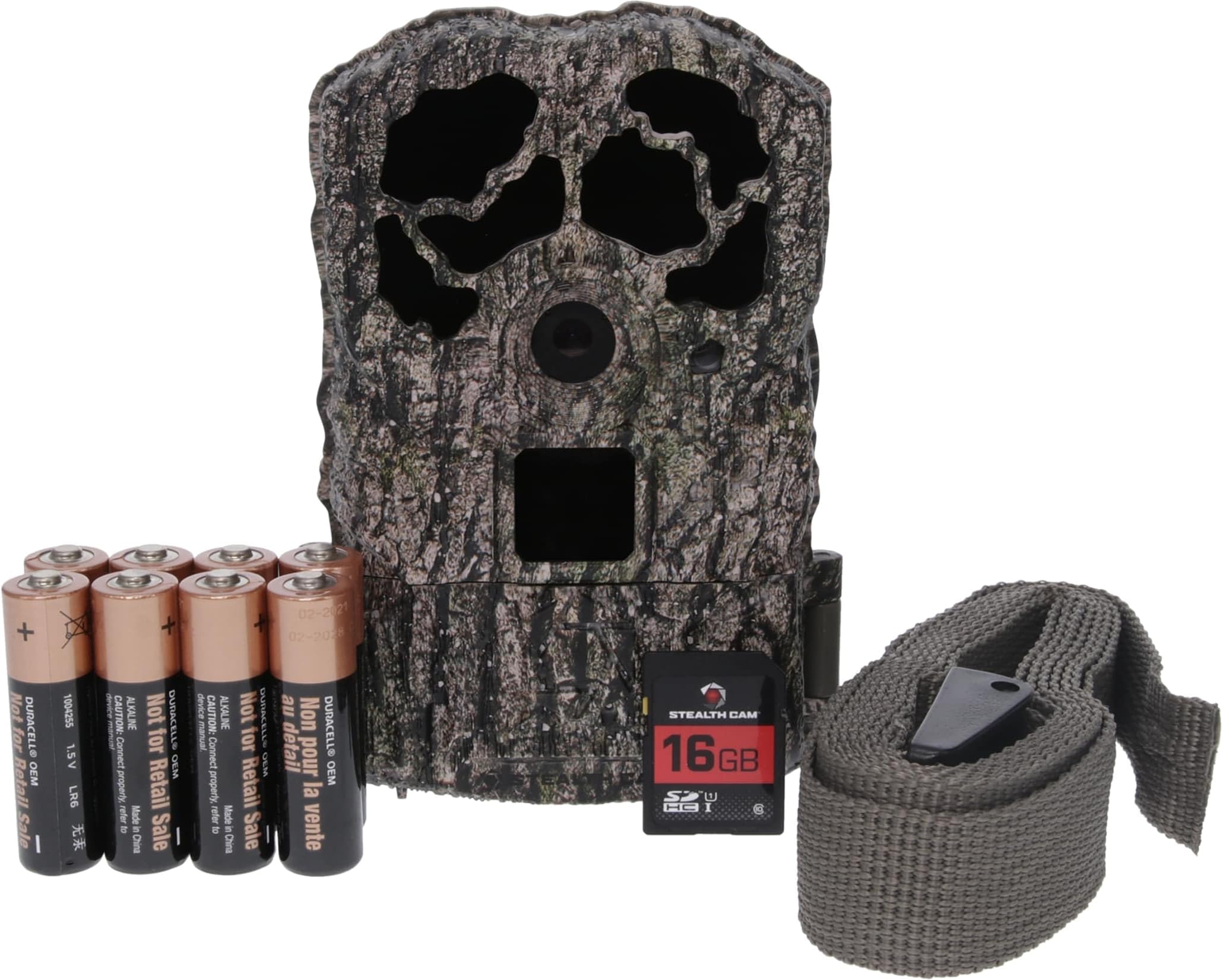 Amazon.com: Stealth Cam BT-USA 16 Trail Camera 16 MP Combo Mossy Oak ...