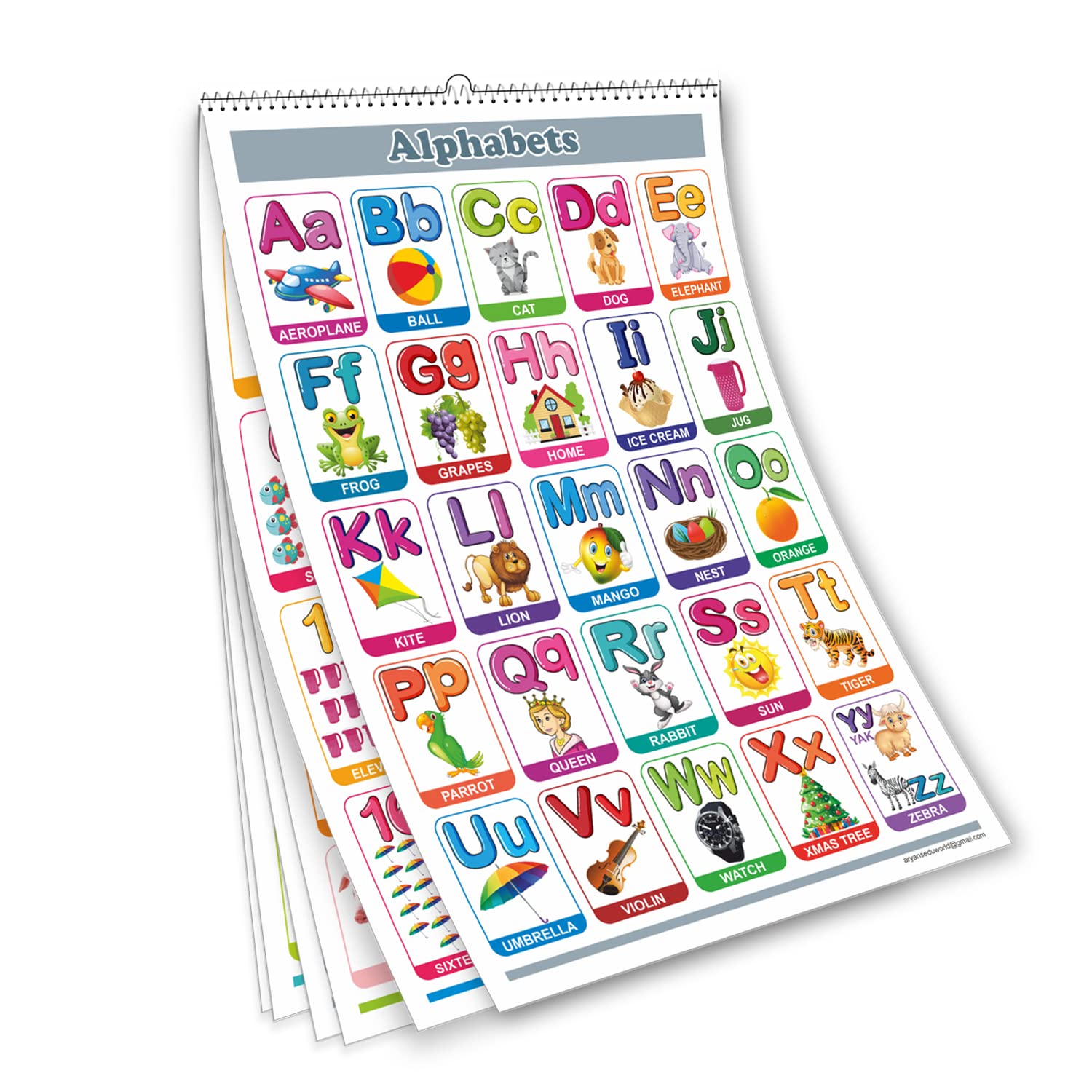 Aryans Eduworld Early Learning Educational Chart Look And Learn Wall ...