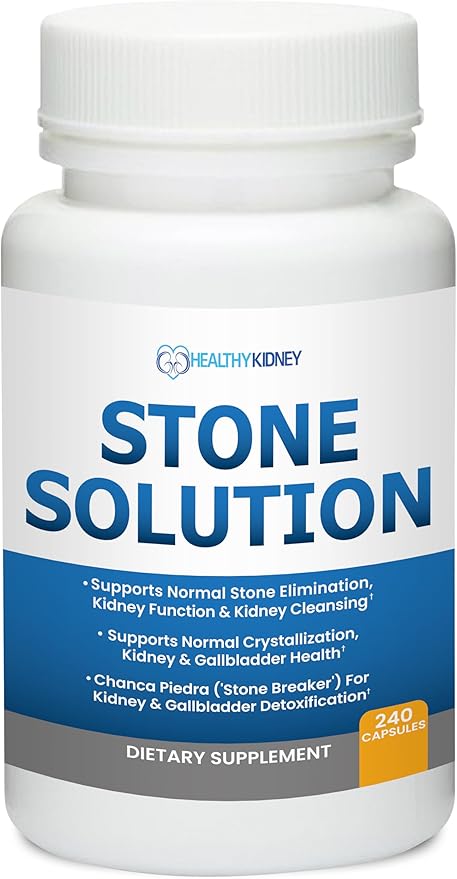 Amazon.com: Stone Solution Capsules- Natural Dissolver, Kidney Stone ...