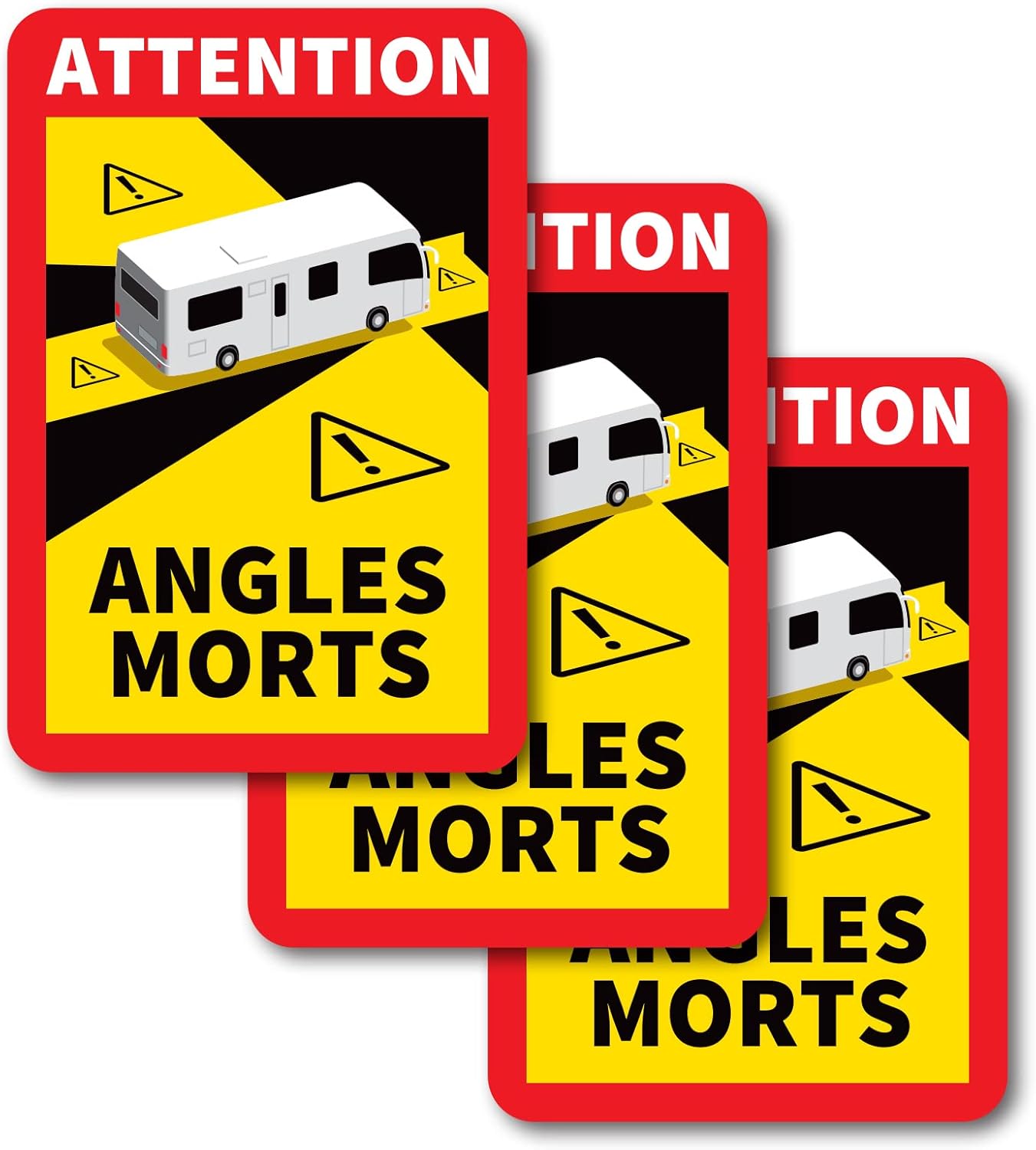 Signs247 Angles Morts Stickers Blind Spot Stickers for motorhomes and ...