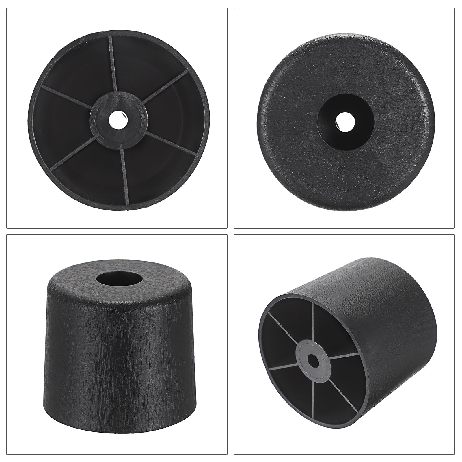 Snapklik.com : OwnMy 4PCS 2 Inch Plastic Furniture Legs Screw-in ...