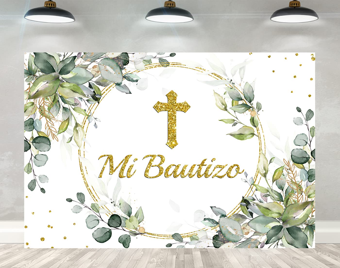 Christening Background White