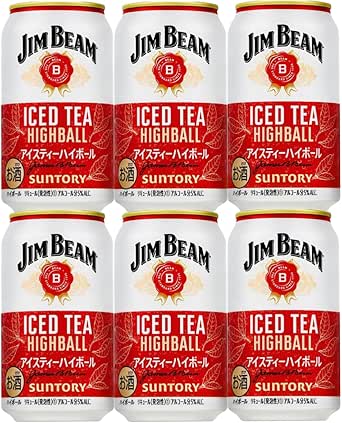 Amazon.co.jp: Jim Beam Highball Iced Tea Highball 11.8 fl oz (350 ml) x ...