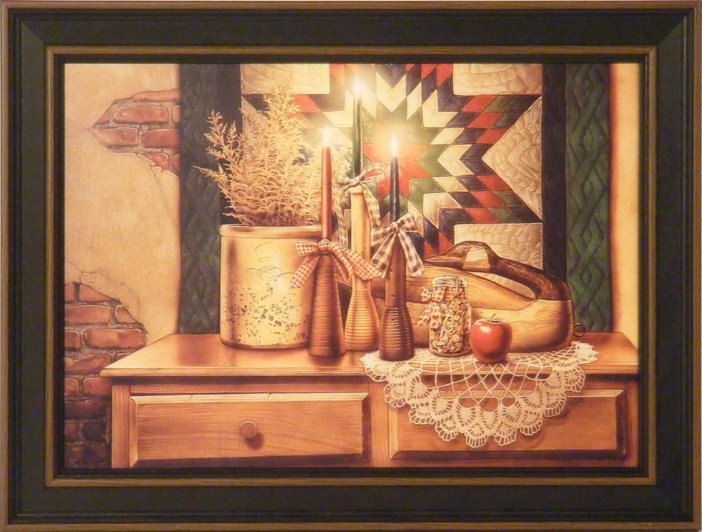 Amazon.com: Candlelit Collection by Doug Knutson 12x16 Quilt Candles ...