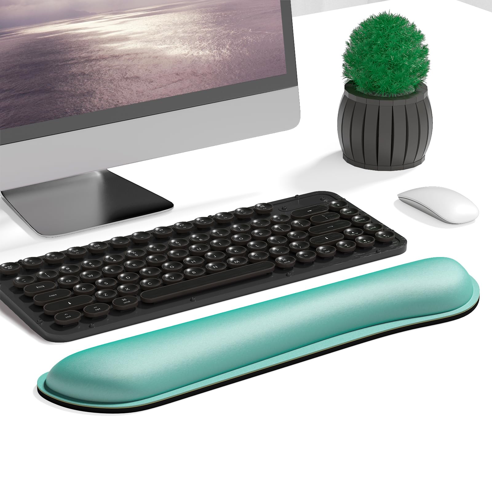 Snapklik.com : Enlarge Keyboard Wrist Rest Pad, Cute Memory Foam Wrist ...