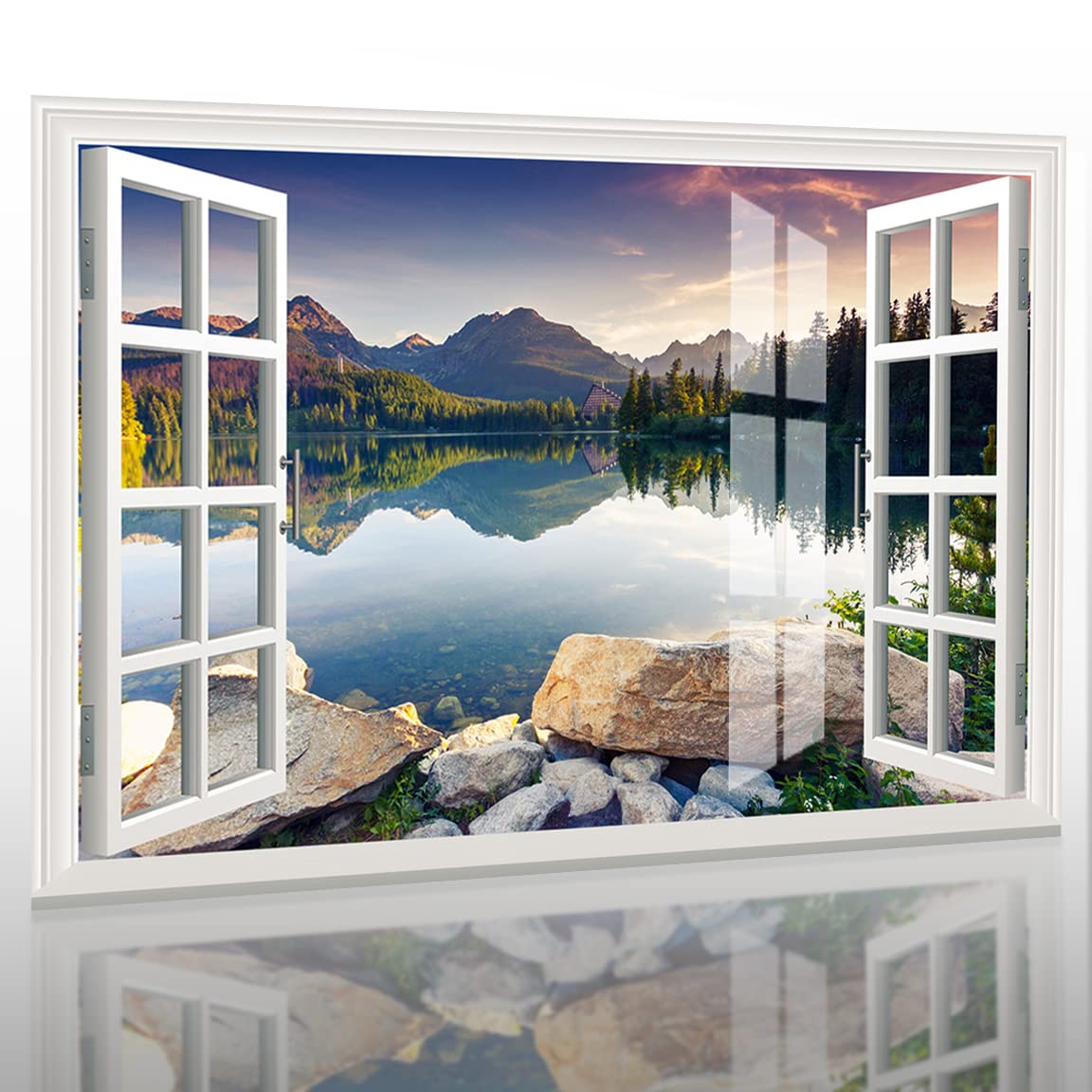 Open House Window Wallpaper