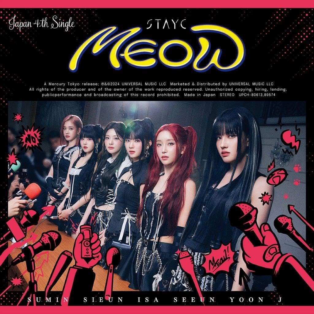 Amazon.co.jp: MEOW / Cheeky Icy Thang-JapaneseVer.-(通常盤(初回プレス限定)) - STAYC: ミュージック
