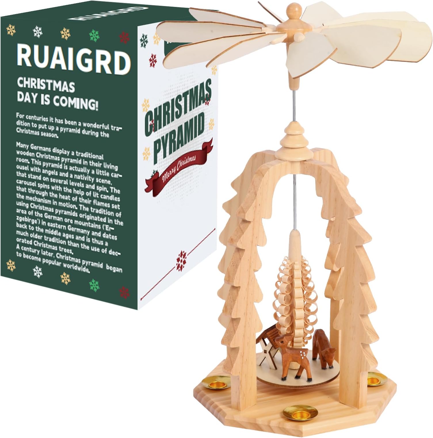 Amazon.com: Erzgebirge-Palast 2-Tier Pyramid Nativity - Exclusive - 28 ...