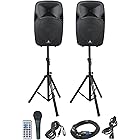 Amazon.com: Earthquake Sound DJ-Array Gen2 4x4" Line Array Loudspeaker System, Set of 2, Black ...